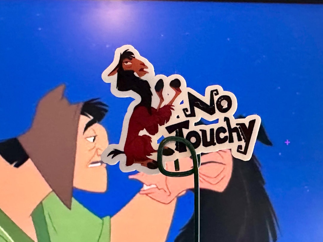 Disney | Kuzco | the Emperor's New Groove No Touchy | Vinyl Sticker ...
