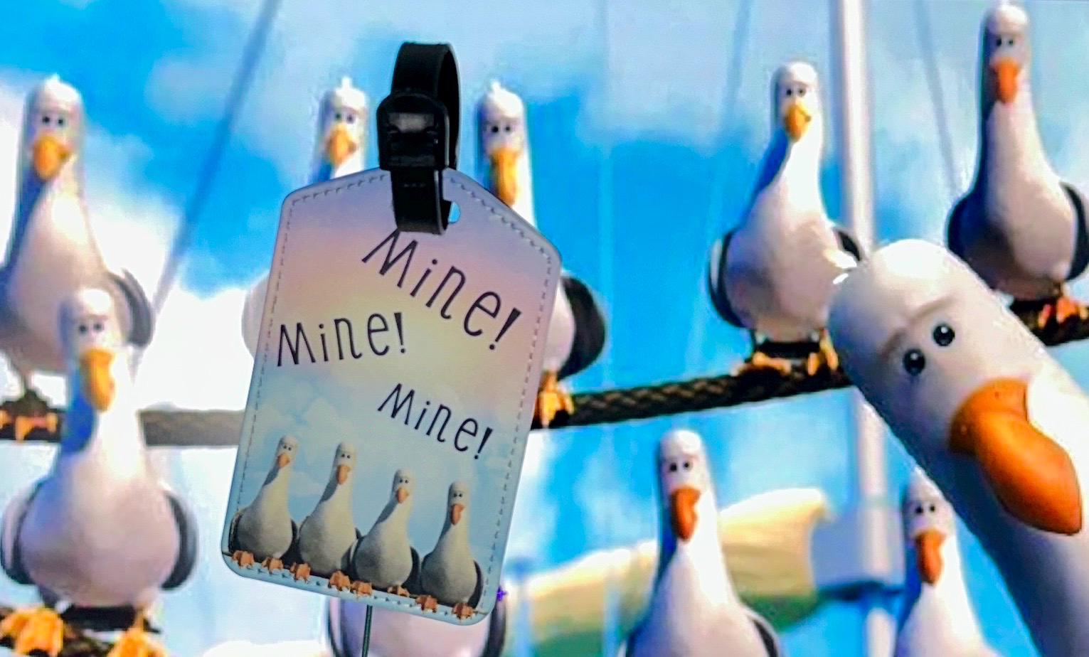 Disney/pixar | Finding Nemo | Mine! Mine! Mine! Seagulls | Luggage Tag ...
