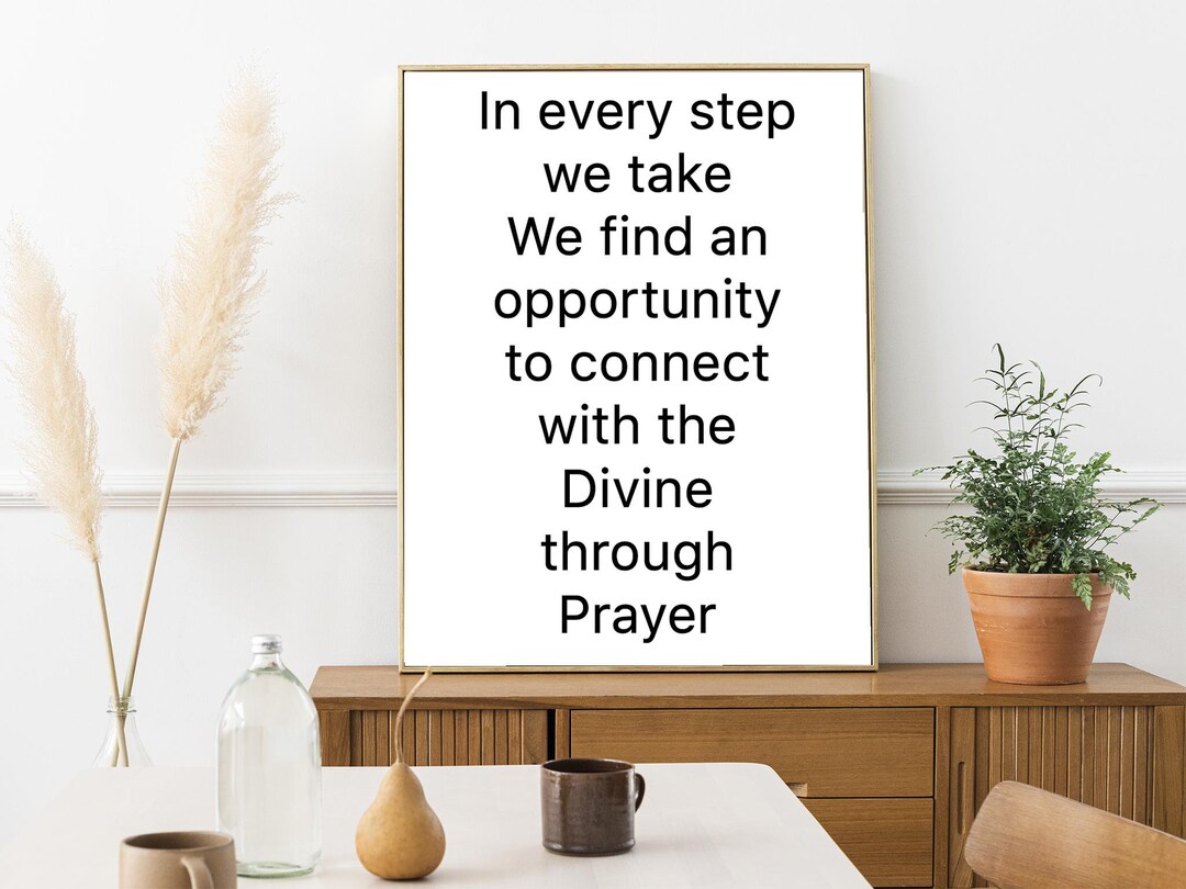 In Every Step We Take Printable Quotes for Home or Office. - Etsy