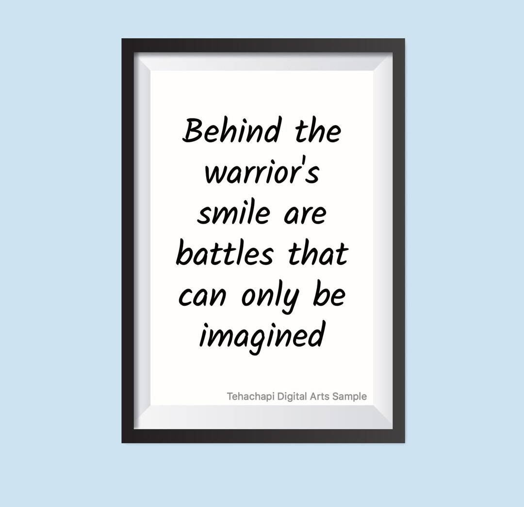 Behind the Warrior's Smile Are Battles That Can Only Be Imagined ...