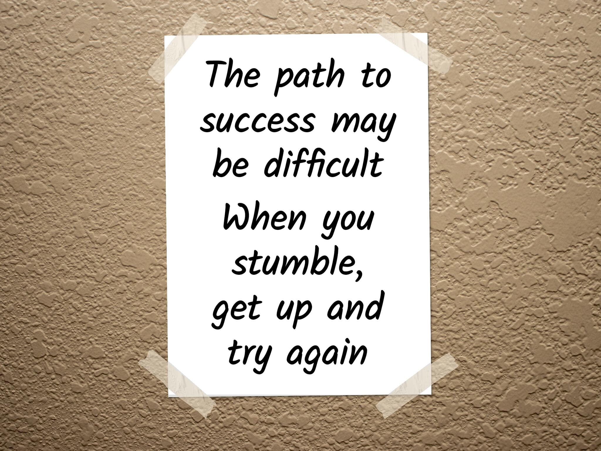 The Path to Success Quotes About Life Confidence Boosting Quotes Female ...