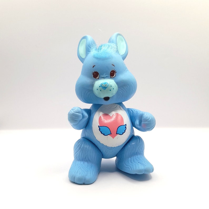 Vintage Care Bears Cousin Retro 1980s Swift Heart Rabbit Figure From ...