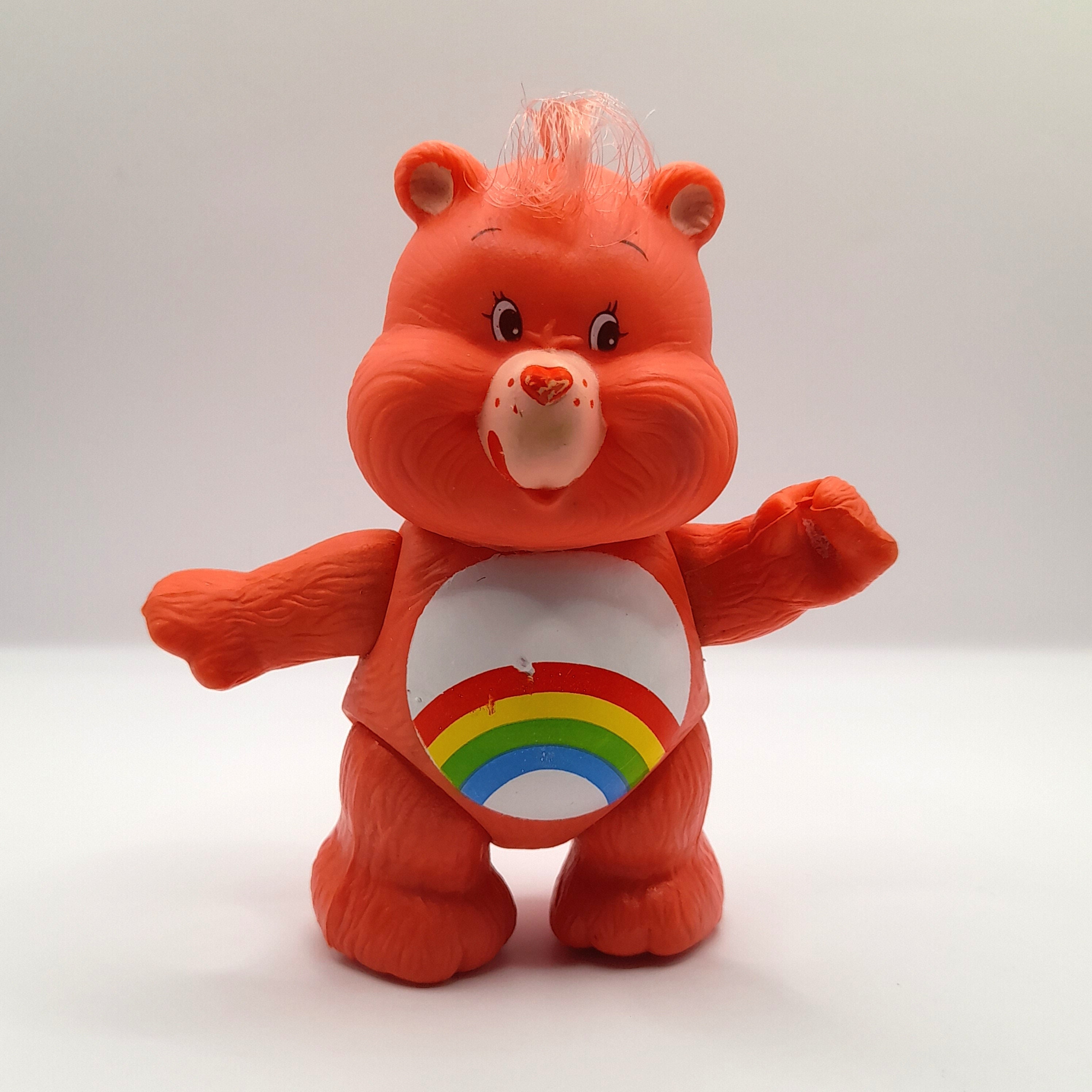 Vintage Care Bear Retro 80's Cheer Bear Poseable Figure 1 - Etsy