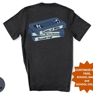 Custom Class Reunion Shirt, Class Reunion T Shirt, Customizable 30 Year ...