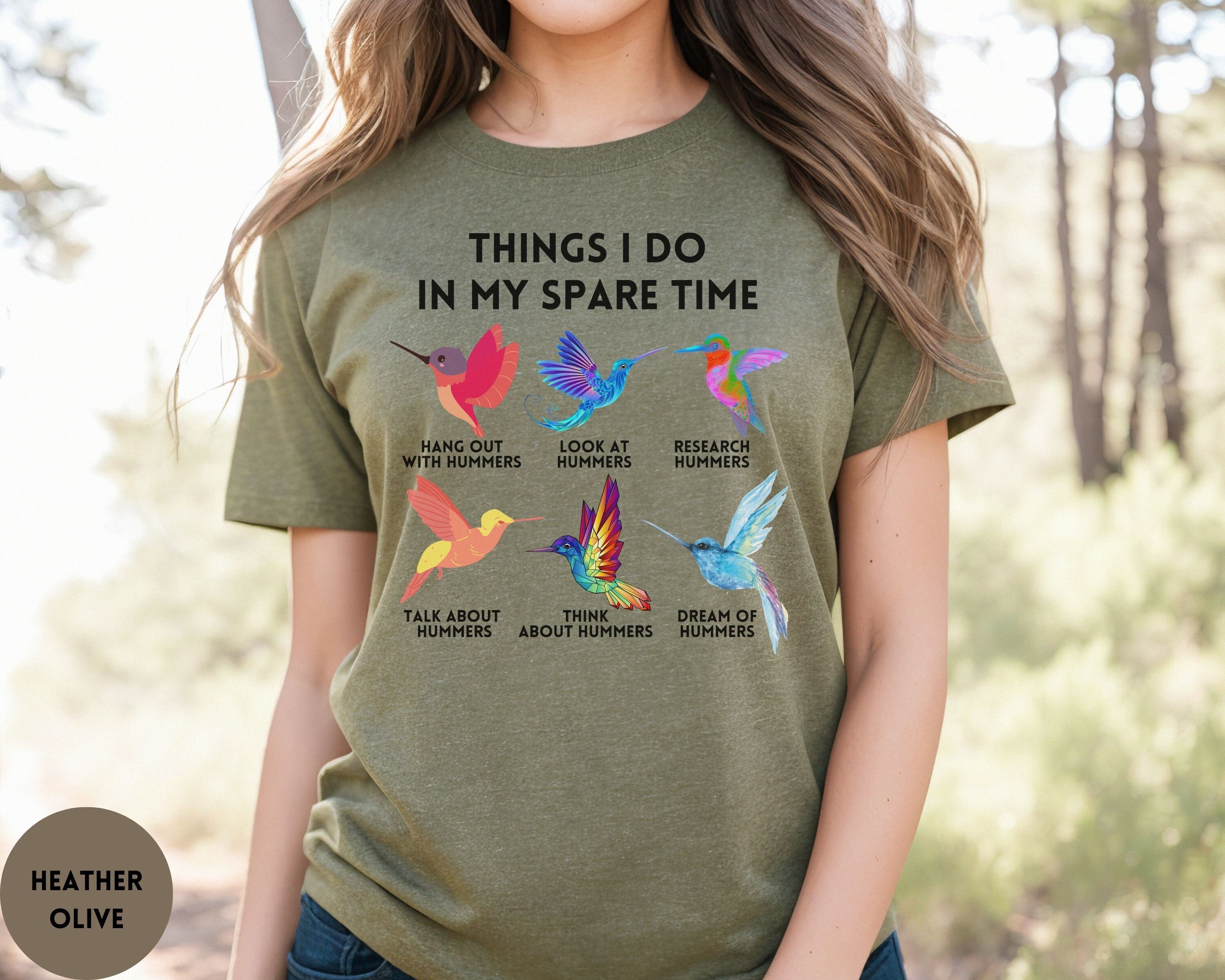 Hummingbird Shirt Hummingbird Tee Bird Lover Shirt Animal Lover Tee ...