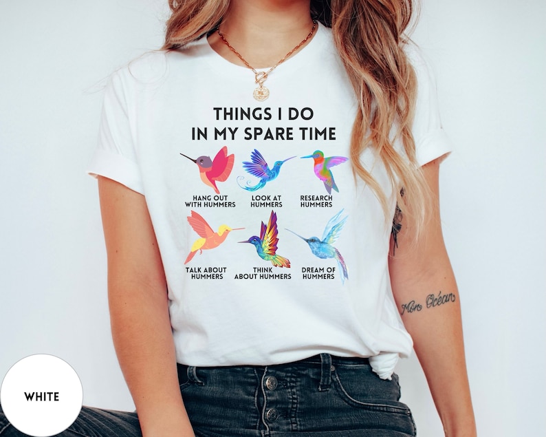 Hummingbird Shirt Hummingbird Tee Bird Lover Shirt Animal Lover Tee ...