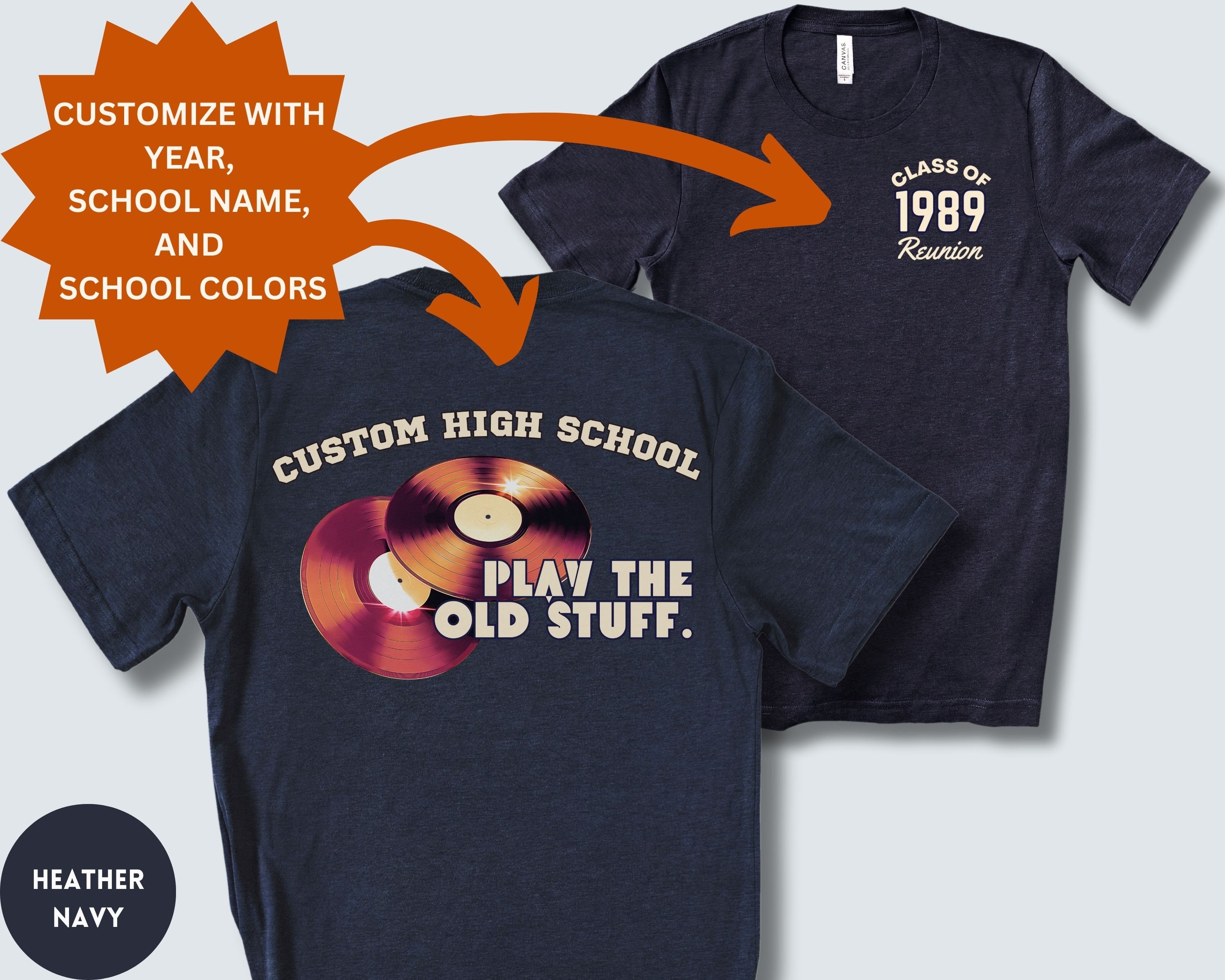 Custom Class Reunion Shirt, Class Reunion T Shirt, Customizable 30 Year ...