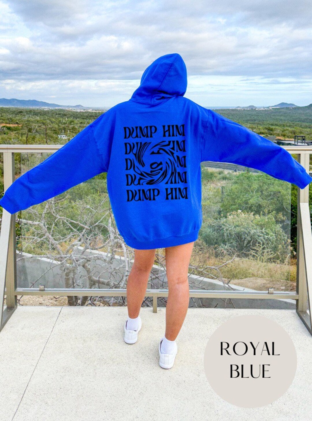 Dump Him Y2K Aesthetic VSCO Girl Hoodie Sweatshirt Cool - Etsy