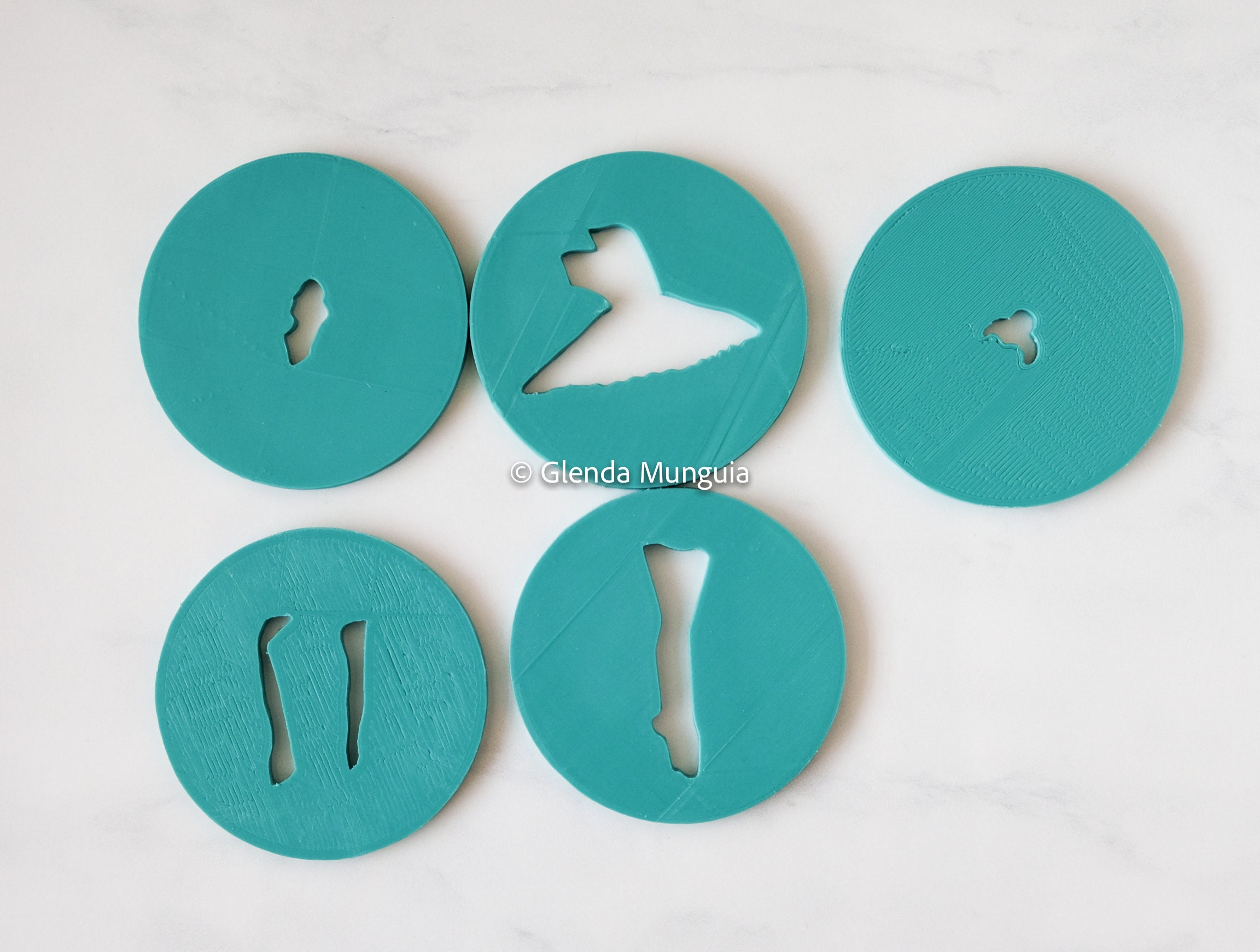 Ballerina Extruder Disc Set for Polymer Clay, Soap Dough - Etsy