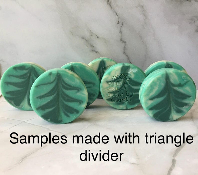 Pine Tree Swirl Triangle Divider for Soap Making - Etsy