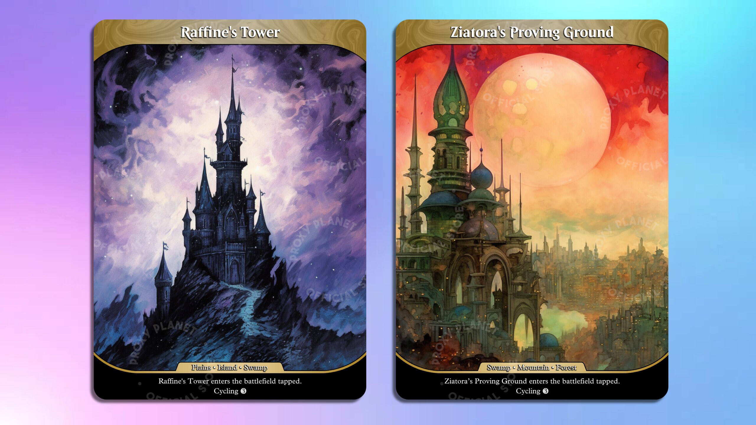 10x Triome Lands MTG Proxies - Etsy