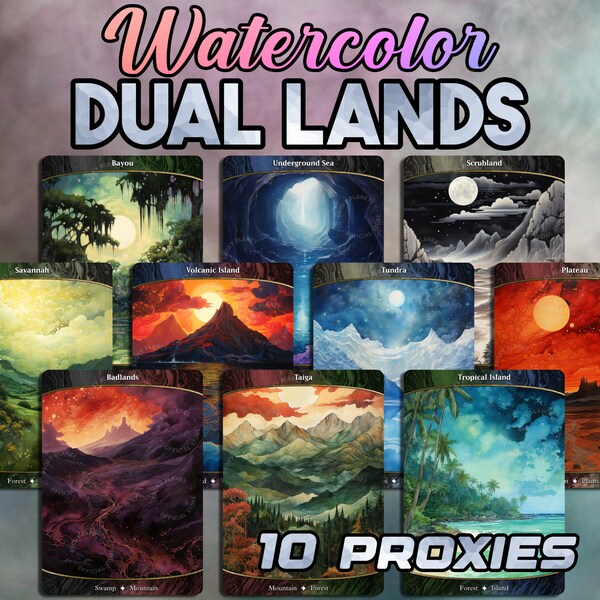 Shop Mtg Proxy Dual Lands - Etsy