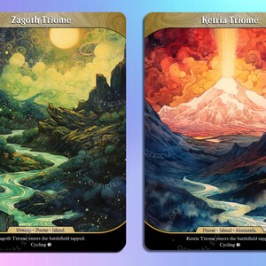 10x Triome Lands | MTG Proxies - Etsy