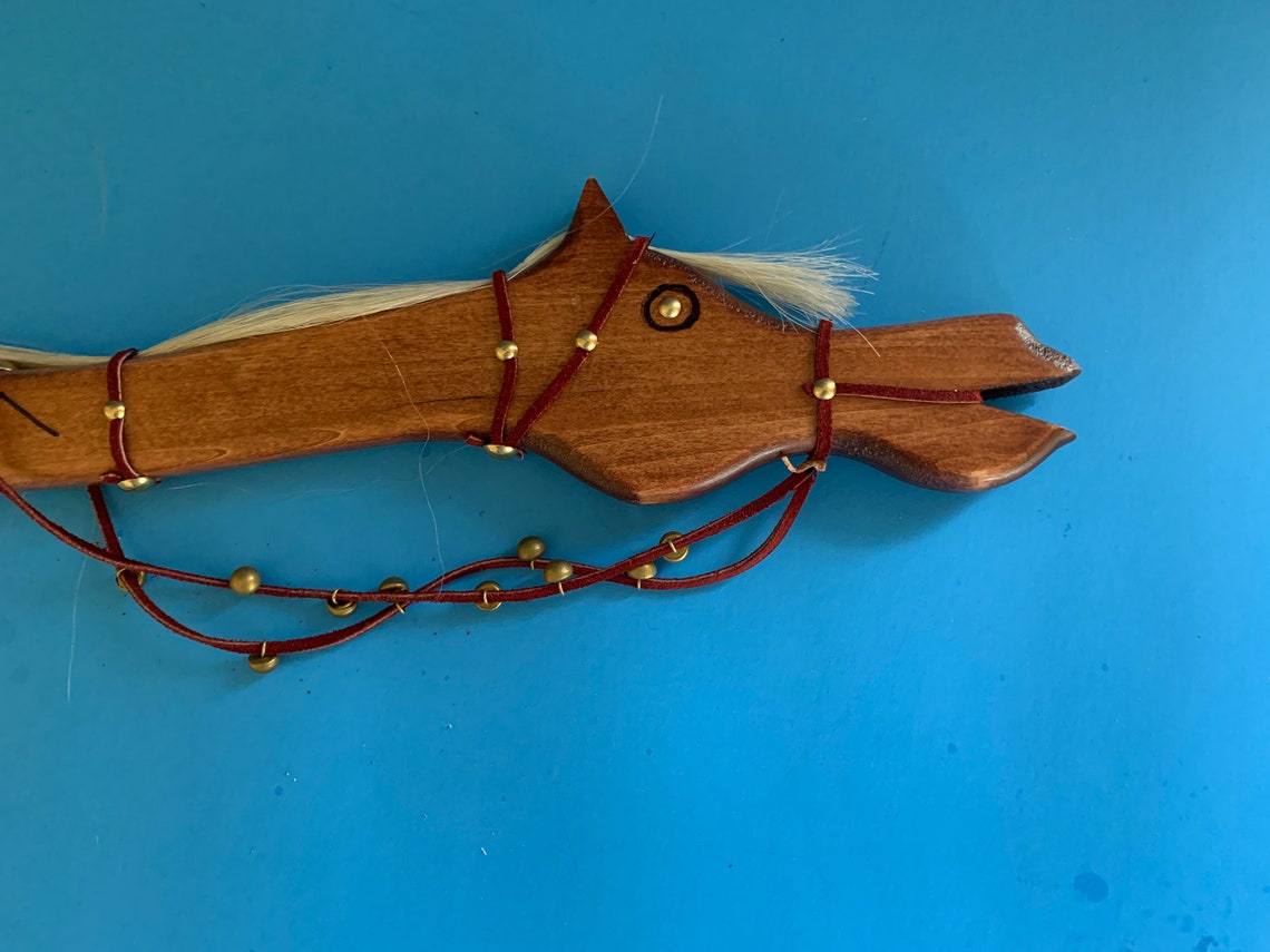 NEW! Horse Dance Stick - Finished -native American Design-wood-dance ...