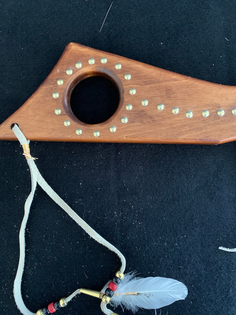 NEW! Fancy Gunstock Dance Stick - Finished - Native American Indian ...