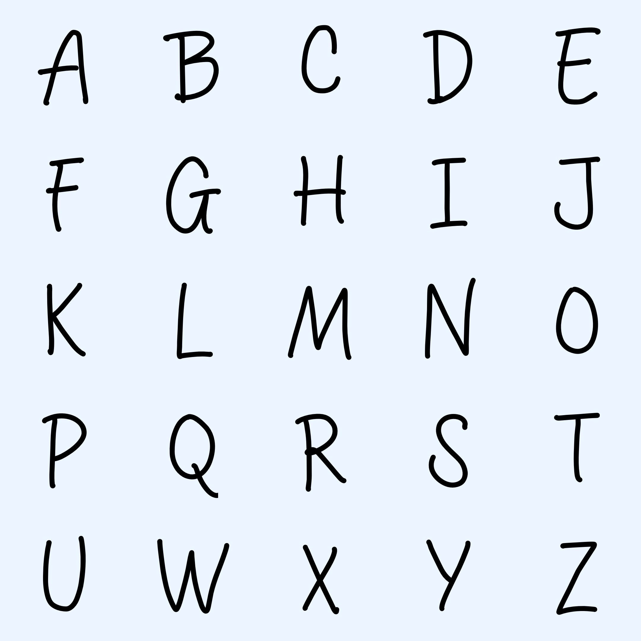 Simple School Clean Handwritten Font Otf Font, Digital Font Download ...