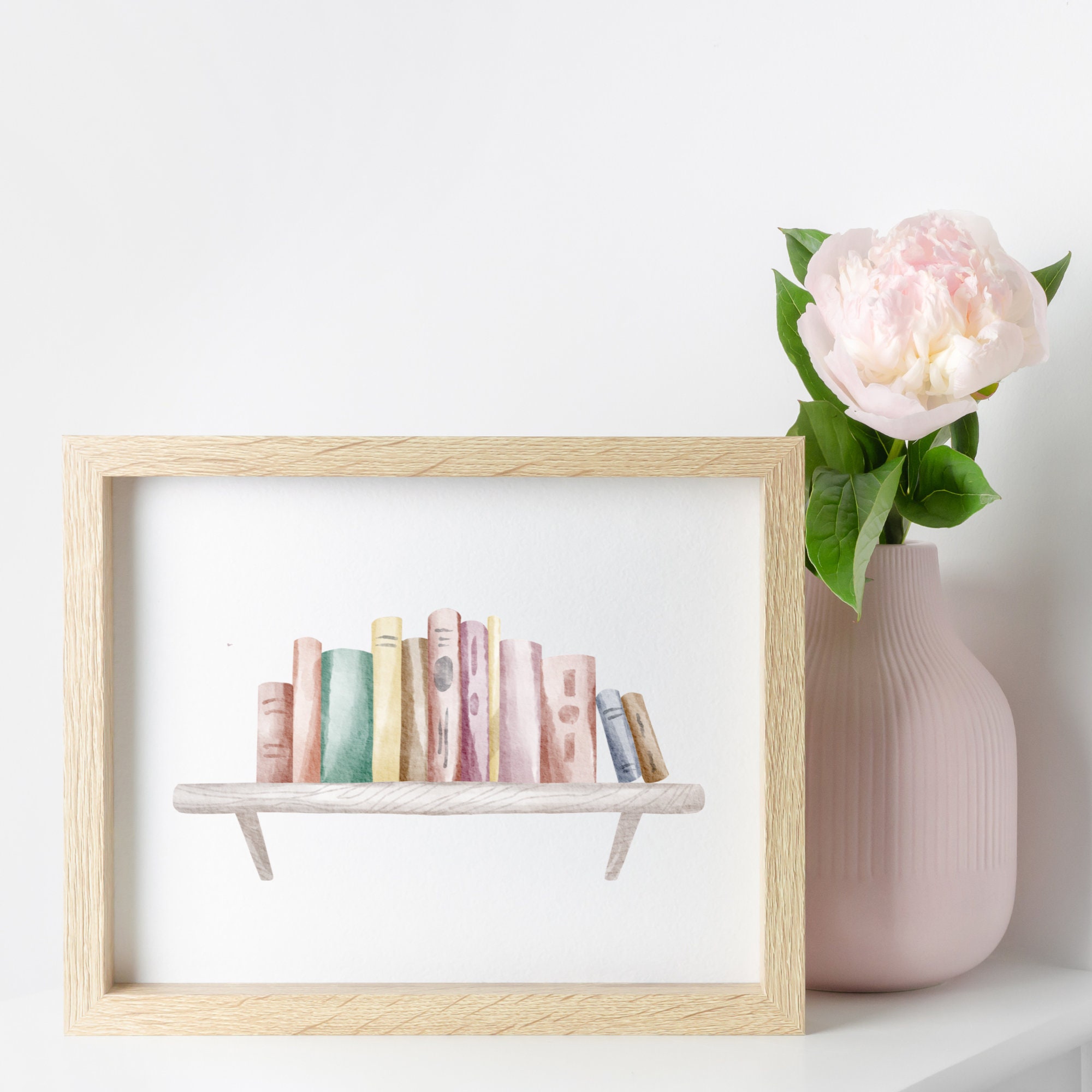 Book Shelf Cross Stitch Pattern, PDF Download - Etsy