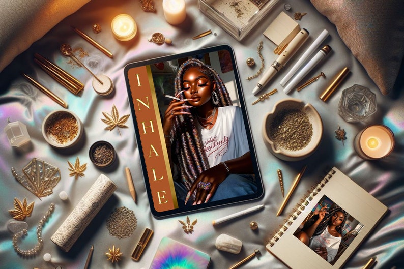 Plus Size Black Women 420 Cannabis Pngs Marijuana Weed Smoking Png ...