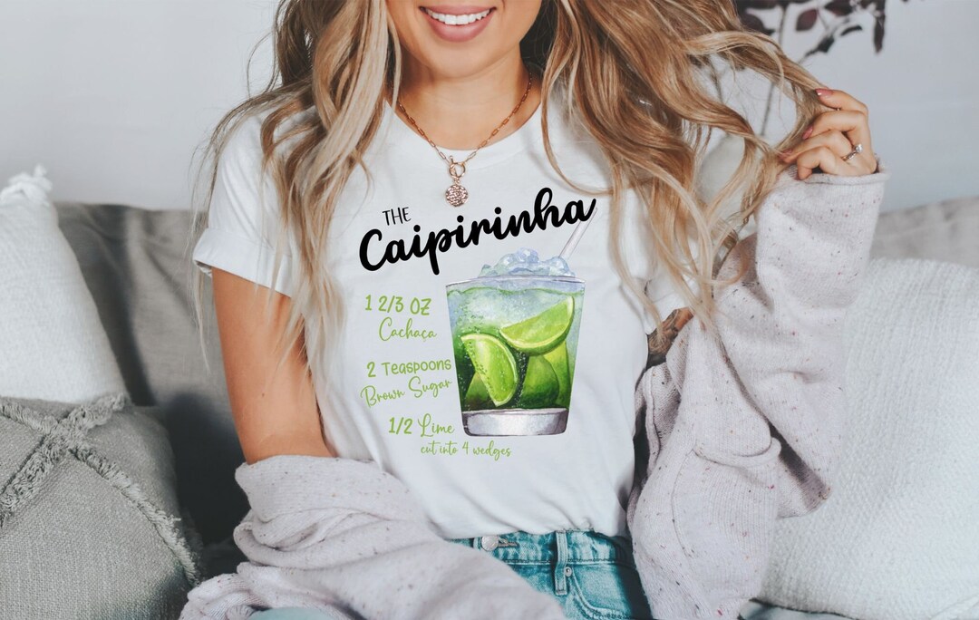 Caipirinha Cocktail Shirt, Bartender Shirt, Mixologist Shirt, Barmaid ...
