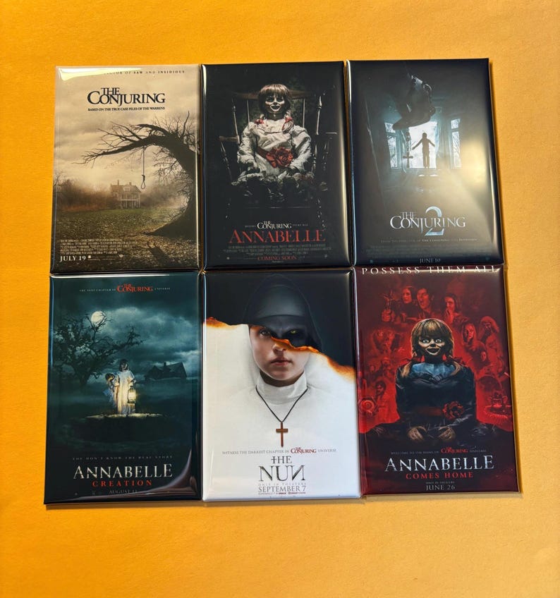 Conjuring Universe - 2" X 3" Movie Poster Magnets - James Wan - Etsy