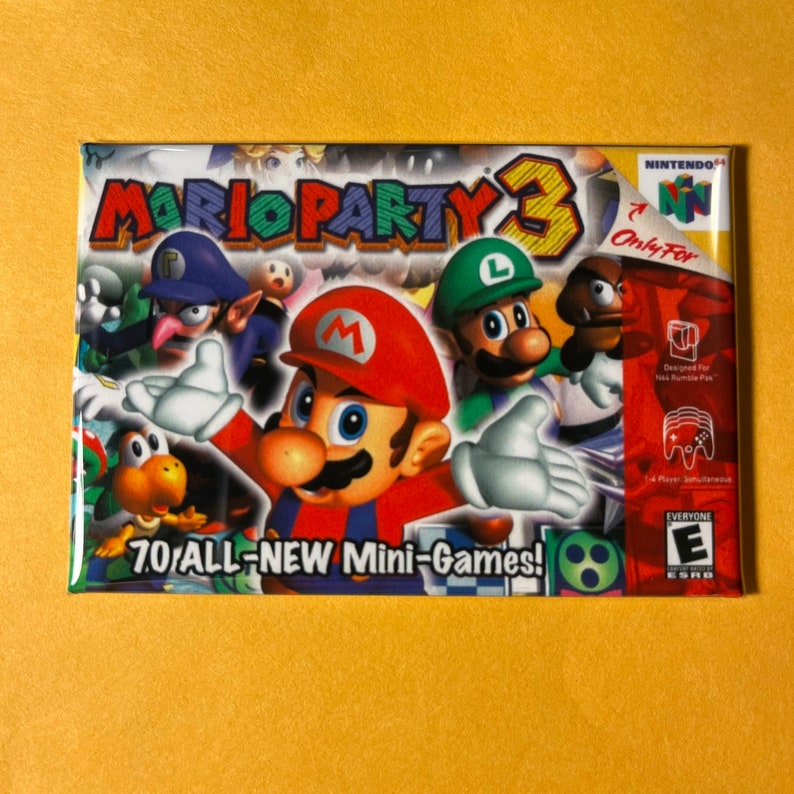 Magnet - Mario Party Series - N64 - Gamecube - Wii - 2" X 3" - Etsy