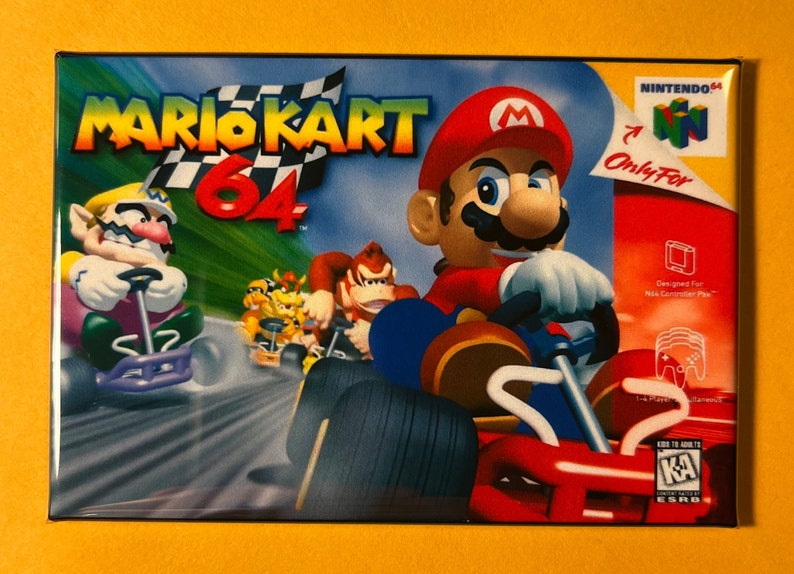 Magnet - Mario Kart 64 - Nintendo 64 - N64 - 2" X 3" - Etsy