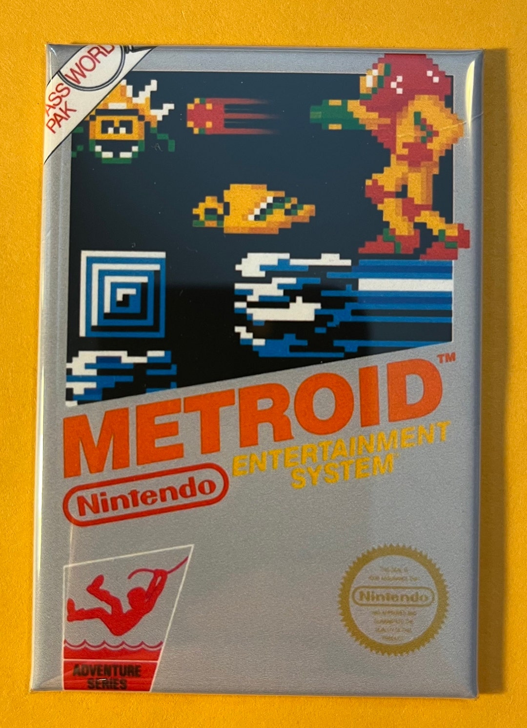 Magnet - Metroid - Nintendo - NES - 2" X 3" - Etsy
