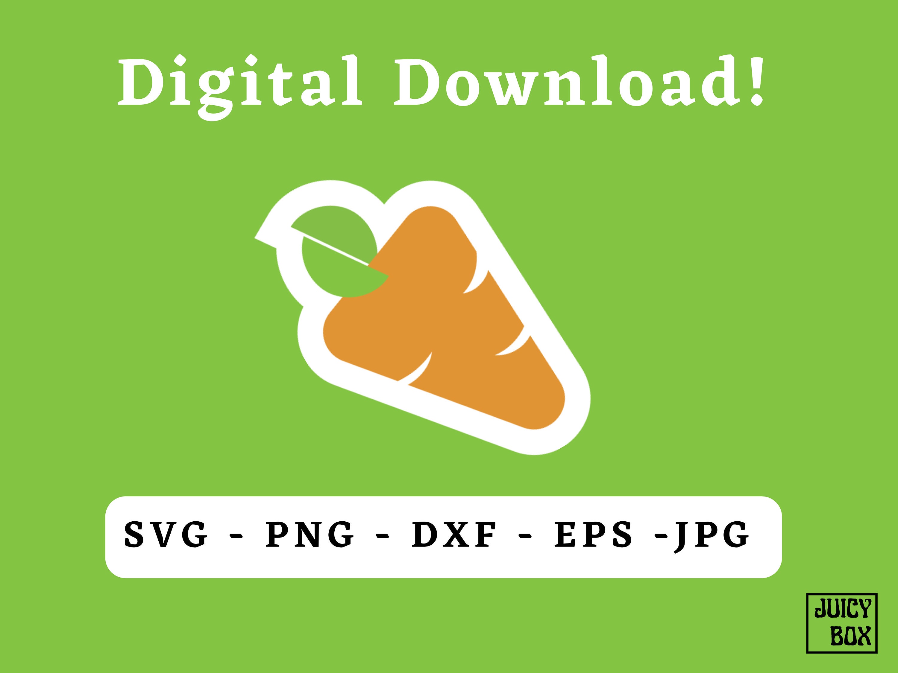 Cute Carrot, Digital Download, Svg, Dxf, Eps, Jpeg, Png - Etsy