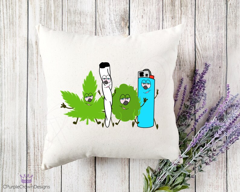 Best Buds Clipart, Stoner Sticker, Marijuana and Lighter Svg, Smoking ...