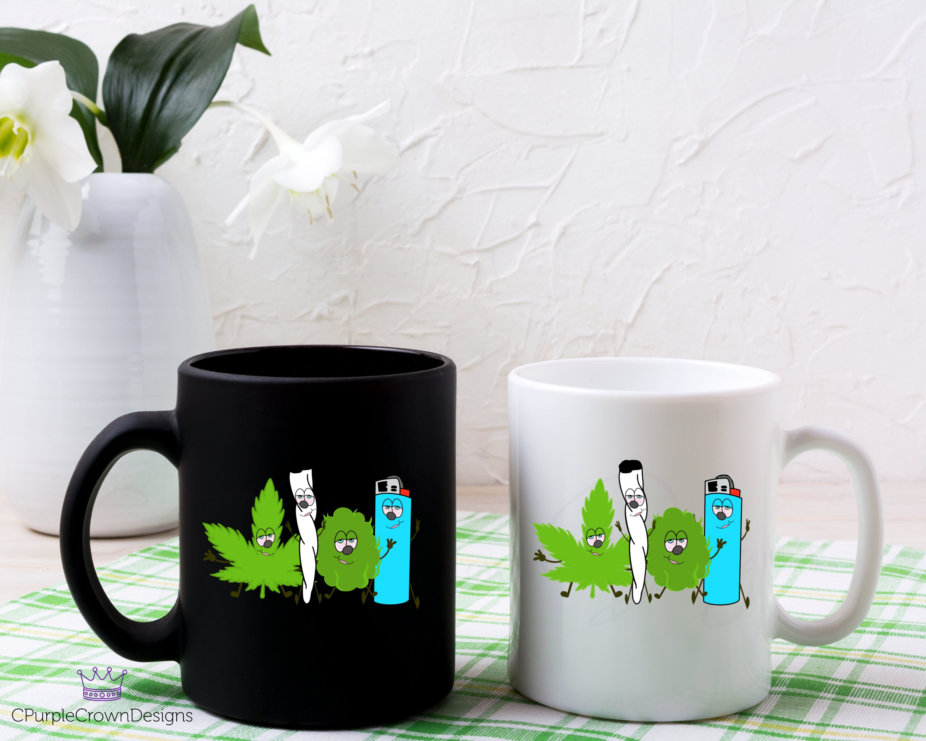 Best Buds Clipart, Stoner Sticker, Marijuana and Lighter Svg, Smoking ...