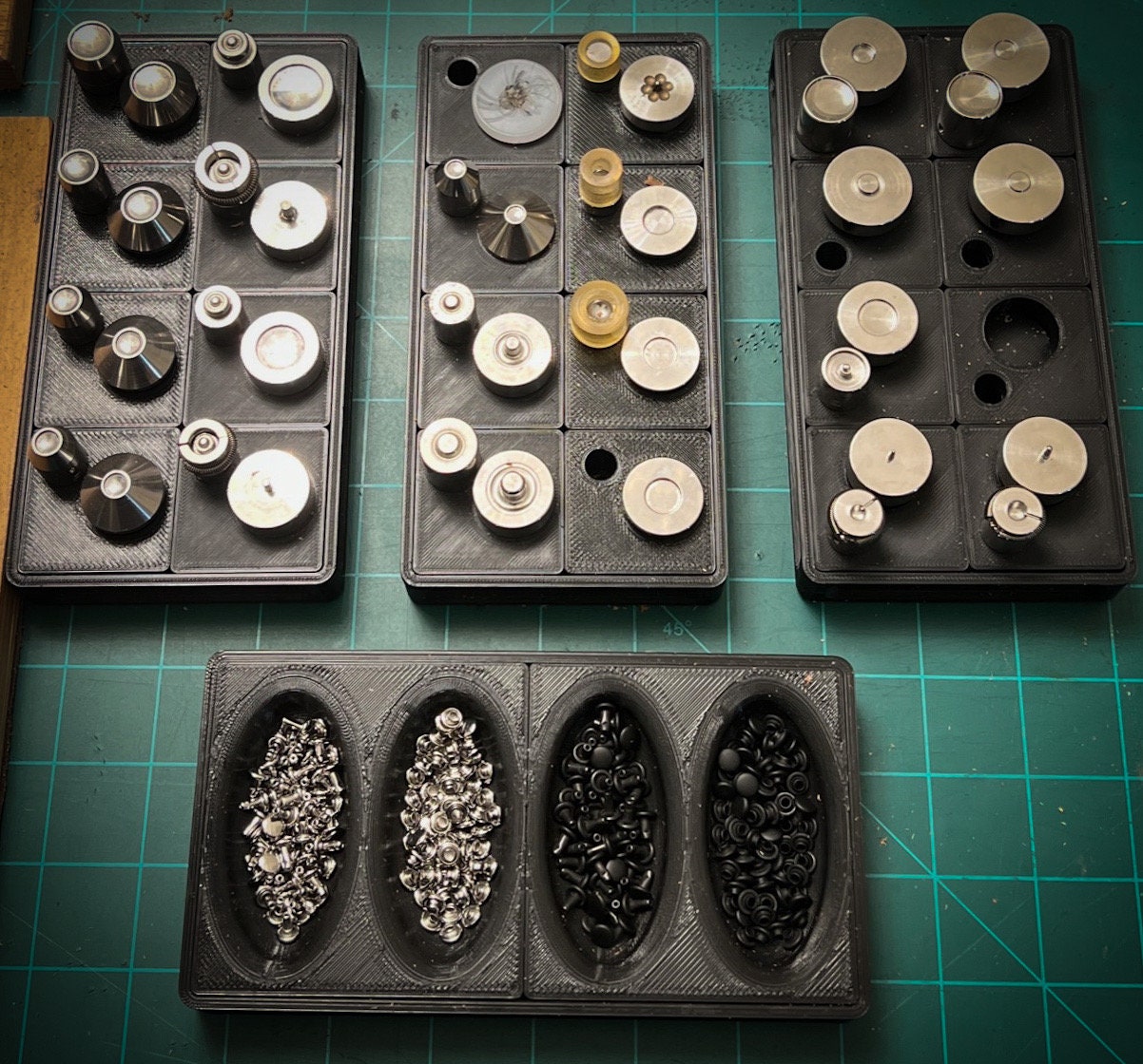 Efficient Rivet Setting Organizer Tray for Buckleguy and Compatible ...
