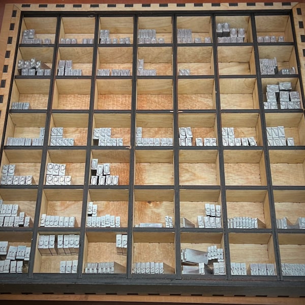 Letterpress Tray - Etsy