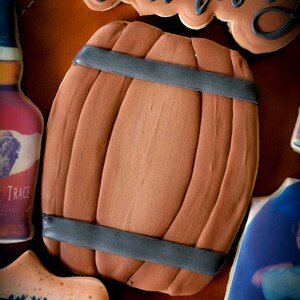 Whiskey Barrel Bourbon Cookie Cutter STL File Digital Download With PNG ...