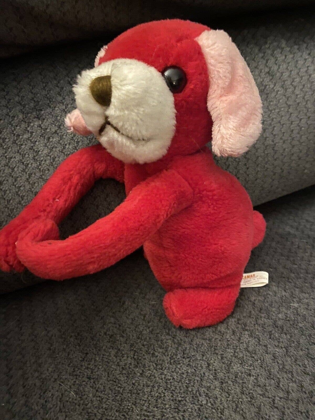 Vintage Kamar Hugging Sweet Teddy Bear Huggie Plush Animal Red Bear ...