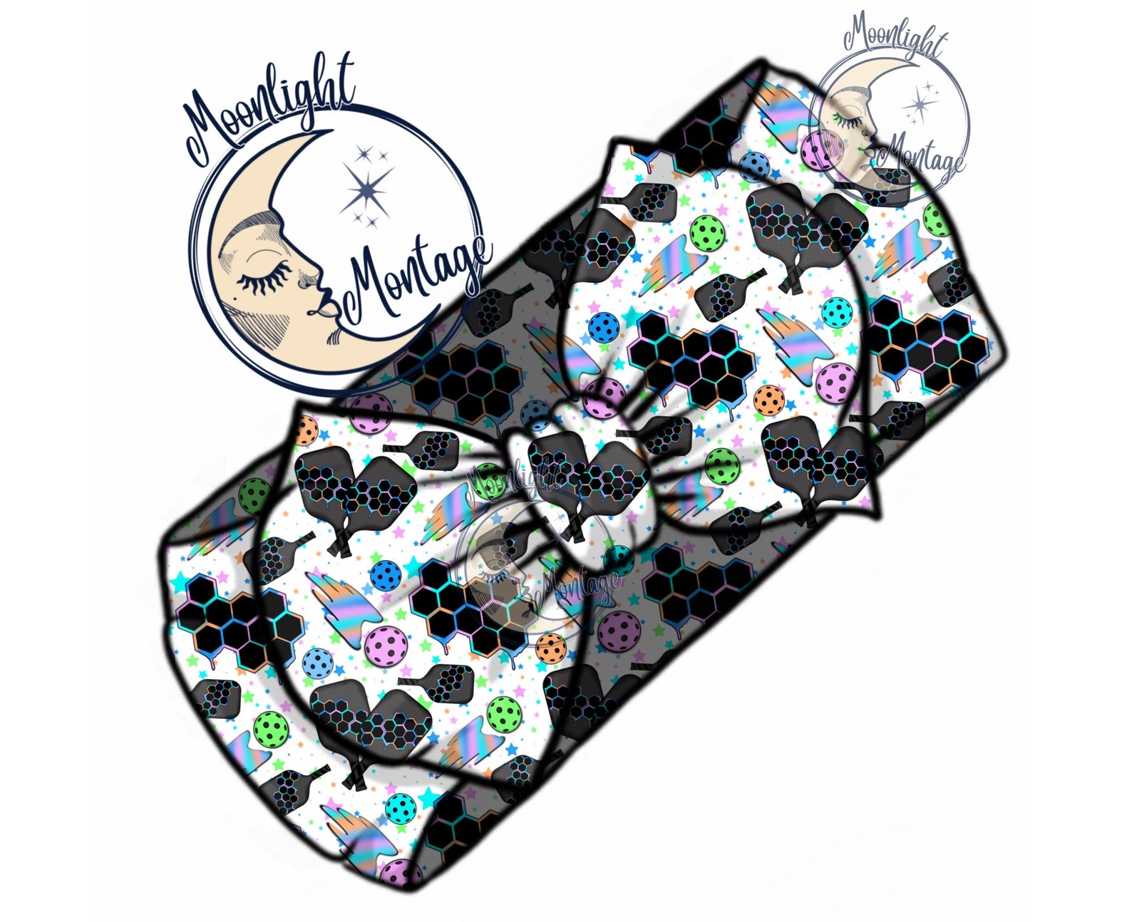 Vibrant Pickleball Seamless Pattern, Pickle Ball Paddle Digital ...