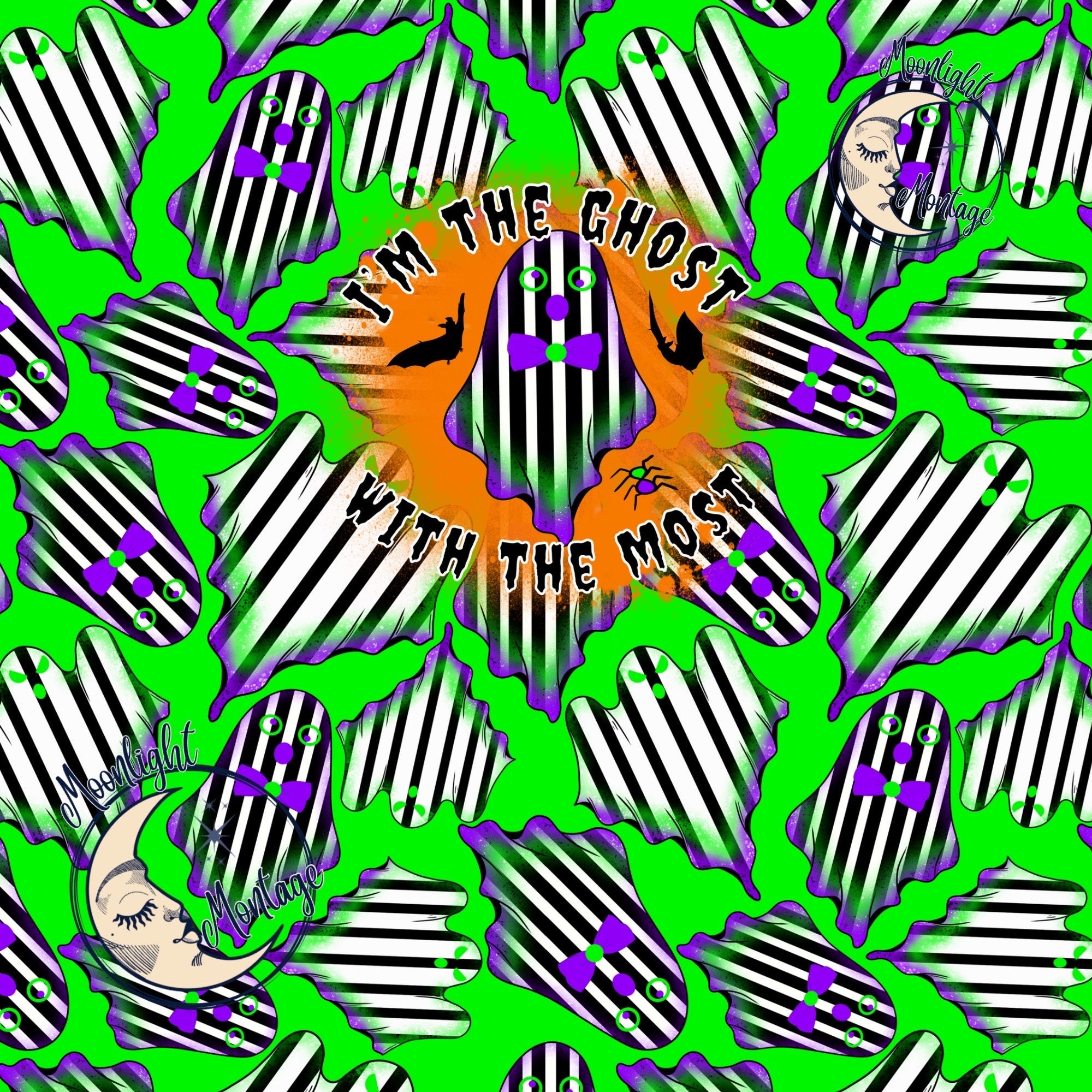 20 Oz Skinny Ghost Tumbler Wrap, the Ghost With the Most Digital File ...