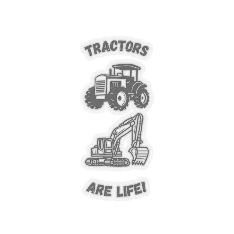 Tractors Are Life Kiss-cut Stickers - Etsy