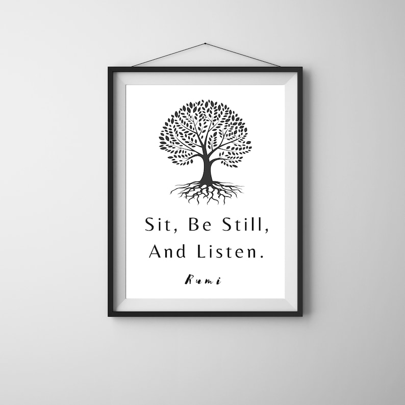 Rumi Quote Print: Tree of Life, Sufi Wall Art (digital Download) - Etsy