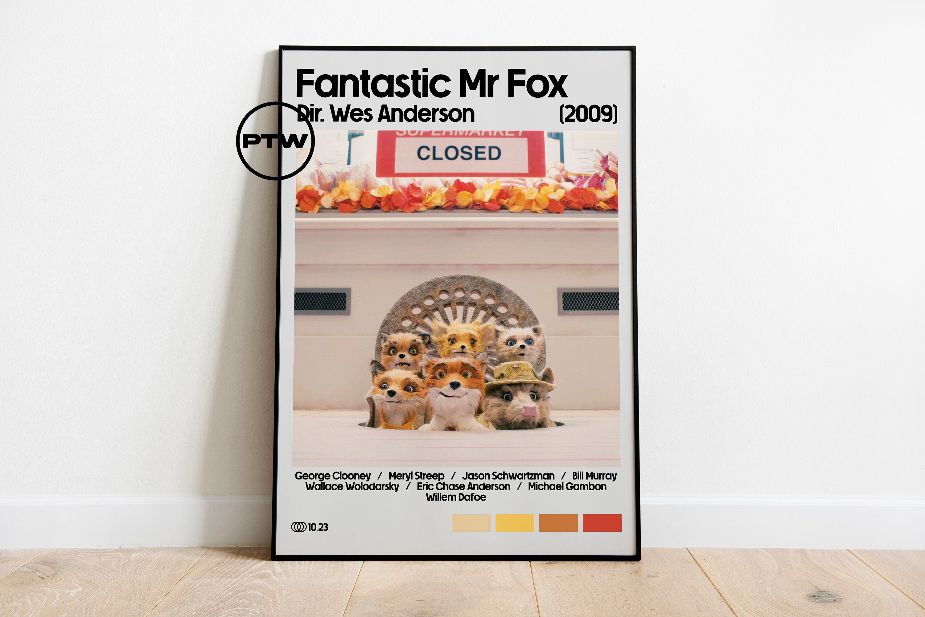 Fantastic Mr Fox Poster / Fantastic Mr Fox Print / Fantastic Mr Fox ...
