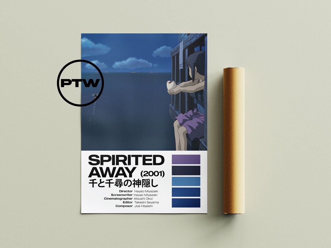 Spirited Away Poster Spirited Away Print Spirited Away Studio
