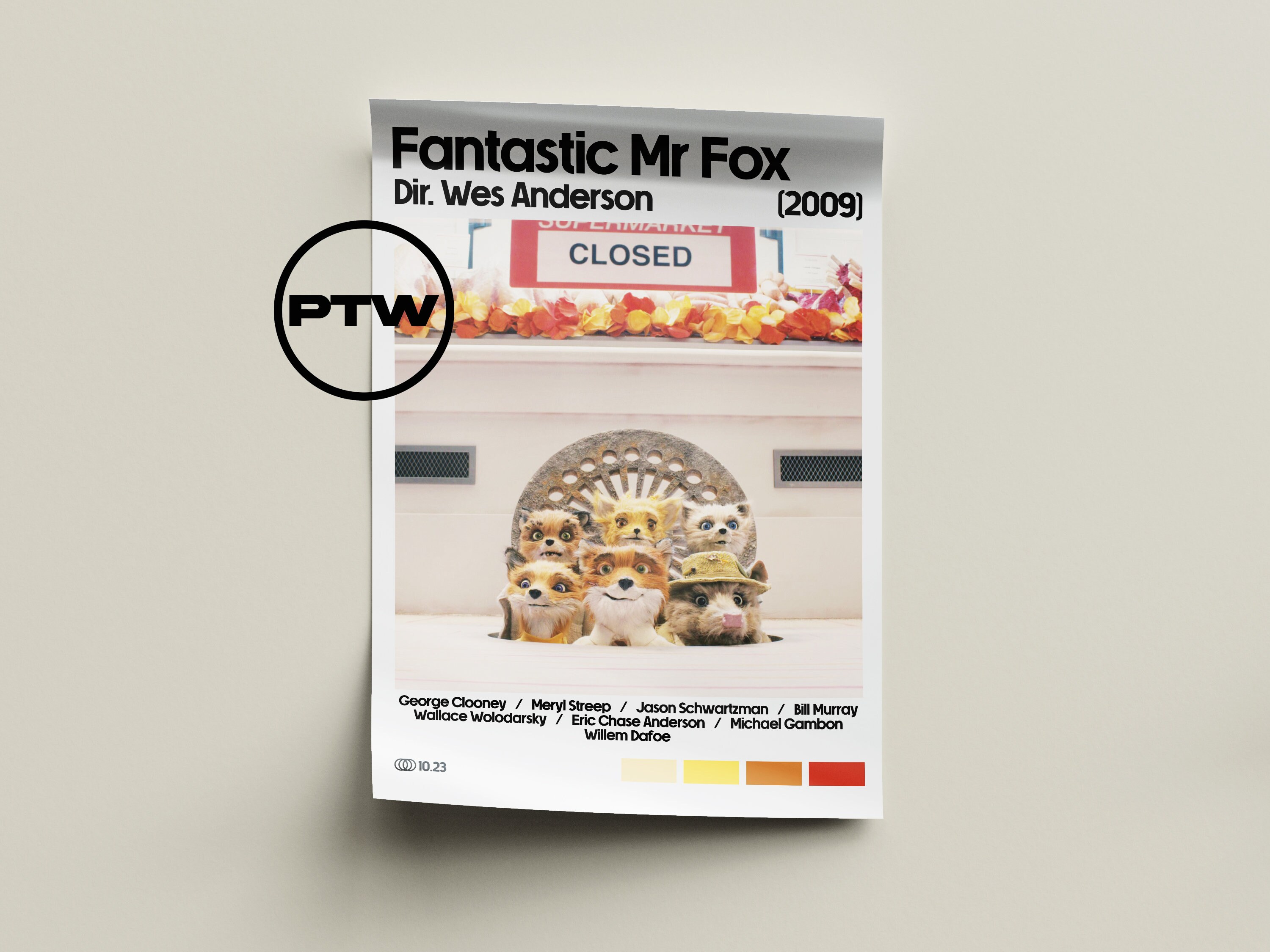 Fantastic Mr Fox Poster / Fantastic Mr Fox Print / Fantastic Mr Fox ...