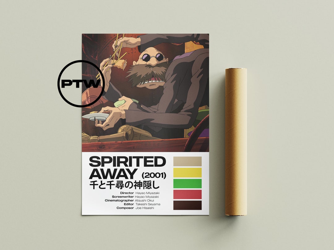 Spirited Away Poster Spirited Away Print Spirited Away Studio