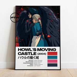 Howls Moving Castle Poster / Howls Moving Castle Print / Howls Moving ...