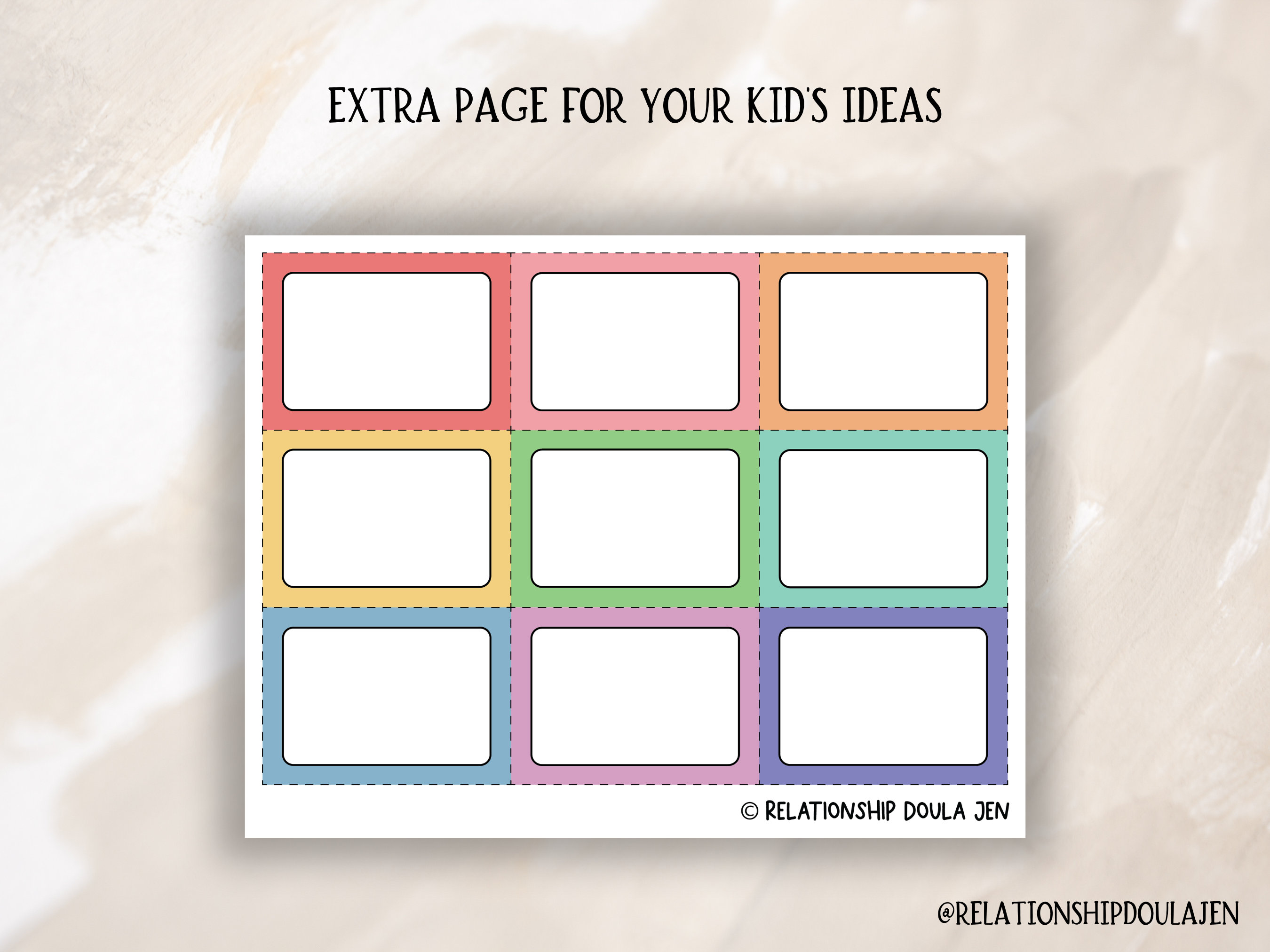 45 Printable Boundary Cards for Kids by Kids, Setting Boundaries ...