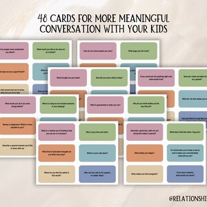 48 Meaningful Conversation Cards Made by Kids for Kids | Conversation ...