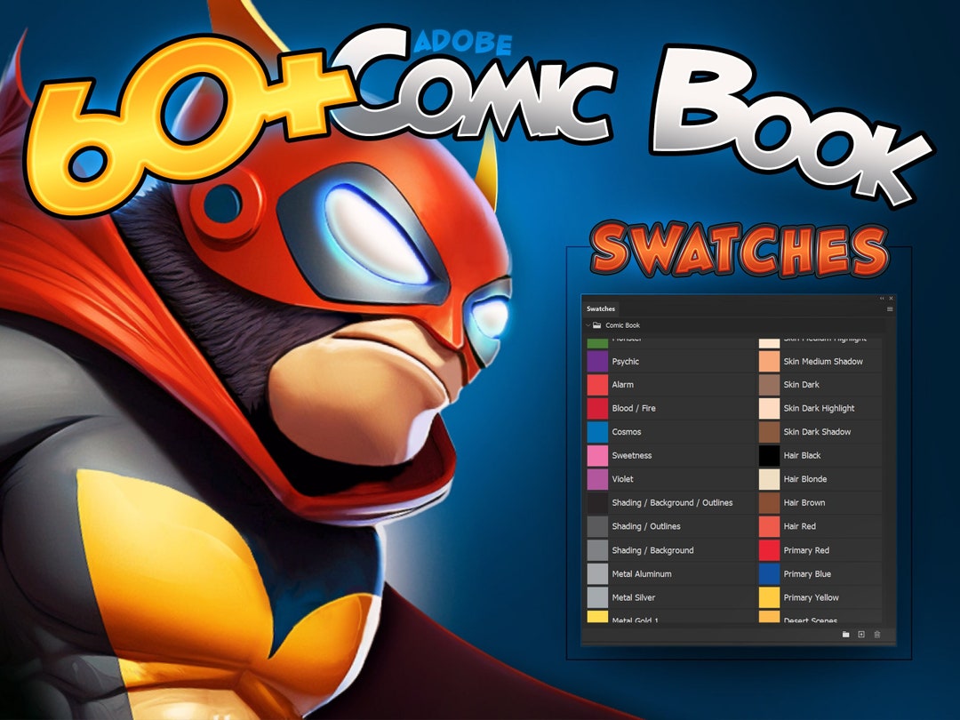 DTG Comic Book CMYK Color Swatches for Garment Printing and - Etsy Canada