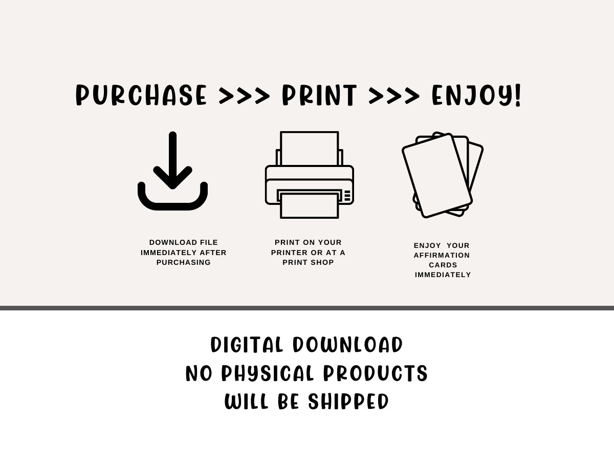 60 Self-love Affirmation Cards for Self-care, Self-esteem & Self ...