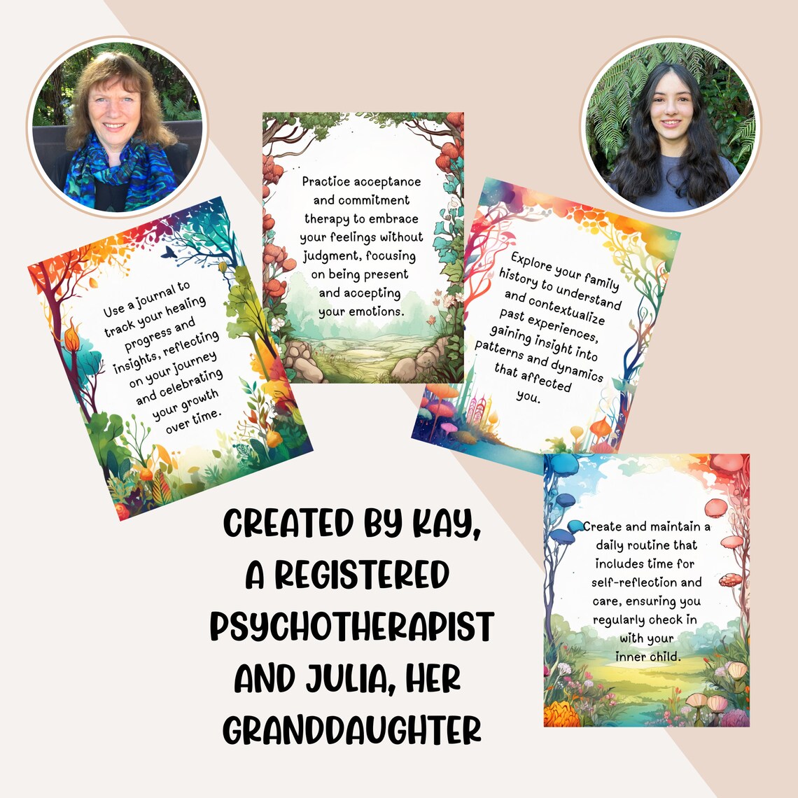 Heal Your Inner Child Strategy Cards Childhood Trauma Recovery Adverse ...