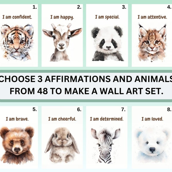 Affirmation Wall Art - Etsy