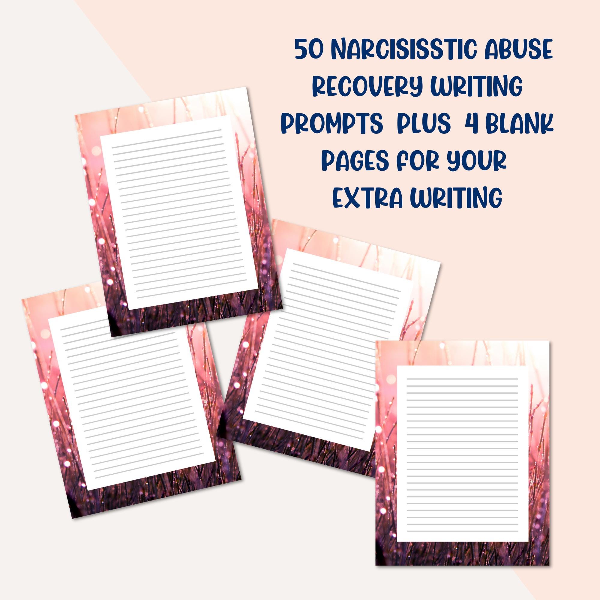 50 Narcissistic Abuse Recovery Journal Writing Prompts Narcissism ...